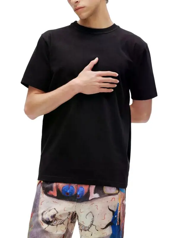 ENDLESS JOY Tiga Naga Back-print T-shirt - Black