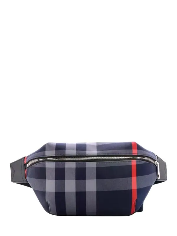 Burberry Sonny House Check Canvas Belt Bag - Black