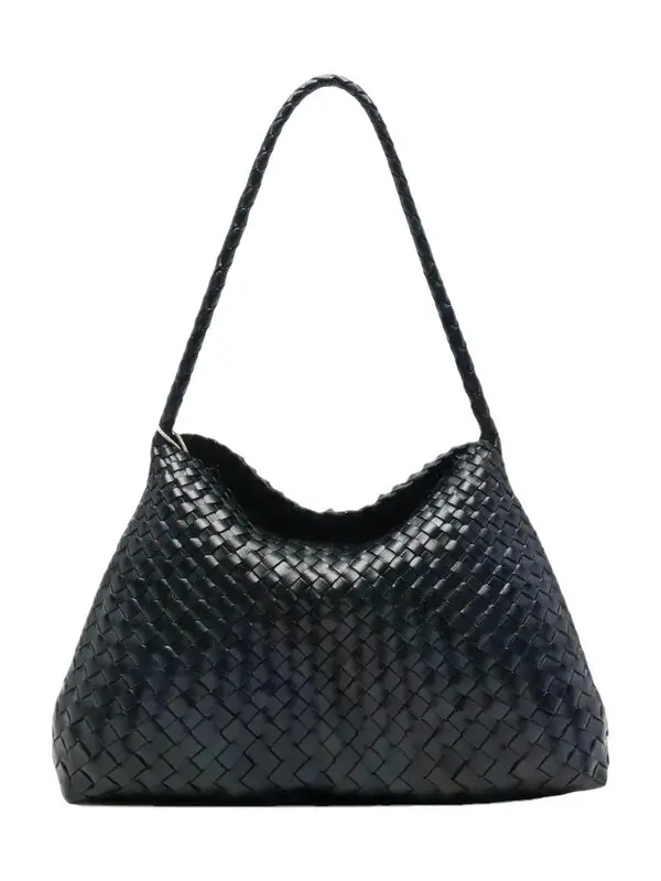 Dragon Diffusion Santa Maria Woven Leather Shoulder Bag - Blue