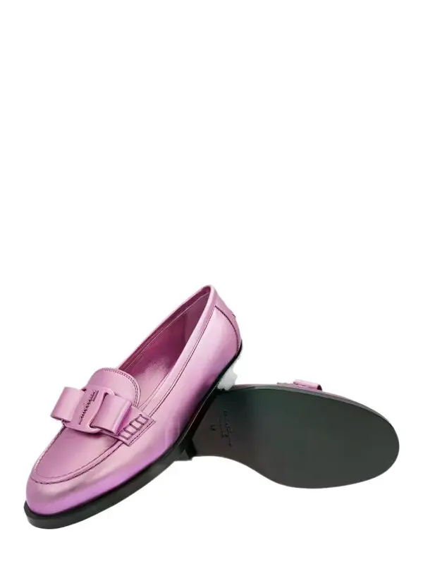 FERRAGAMO Viva Bow Loafers - Pink