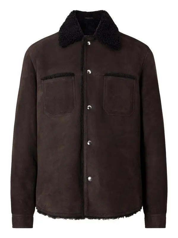 Mr P. Shearling Jacket - Brown
