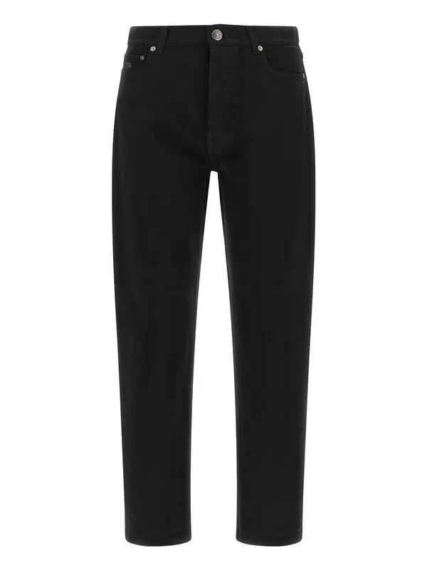Brunello Cucinelli Straight Leg Jeans - Black