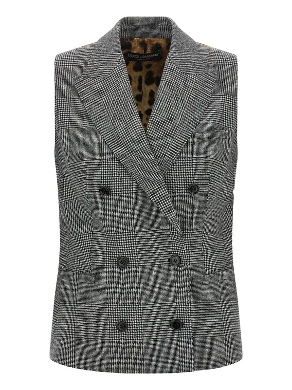 Dolce & Gabbana Dolce' Vest - Gray