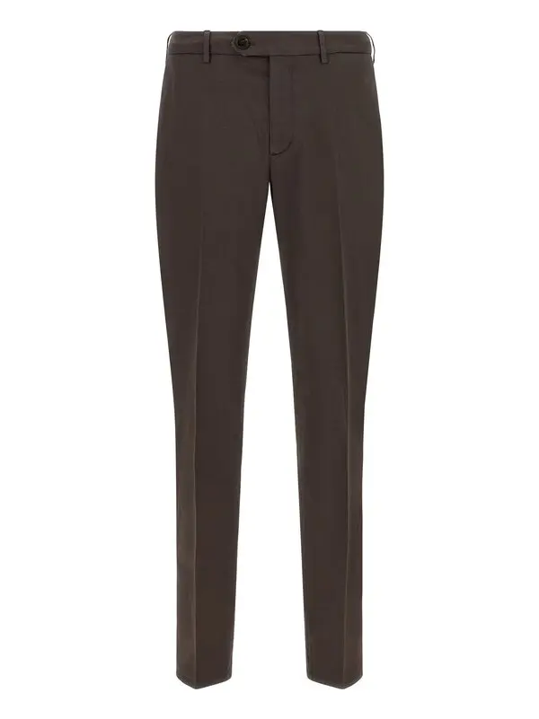 Brunello Cucinelli American Pima Cotton Pants - Brown