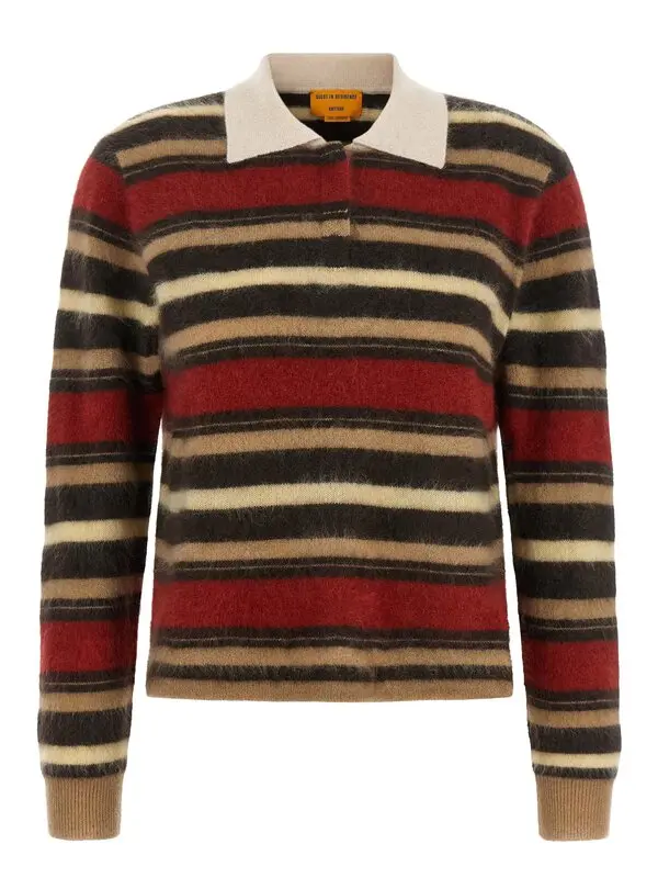 Guest In Residence Grizzly Cropped Rugby' Polo Shirt - Multicolor