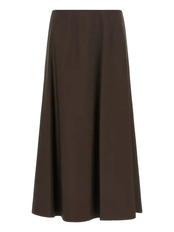 Brunello Cucinelli Flute' Skirt - Brown