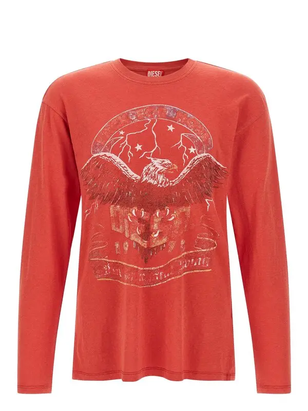 DIESEL® T-geri-ls' T-shirt - Red