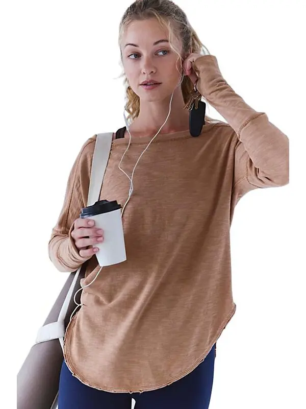 Free People Wish Me Layer - Camel