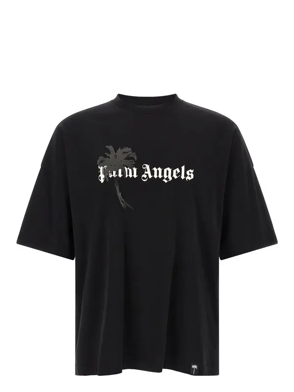Palm Angels Palm Drift' T-shirt - Black