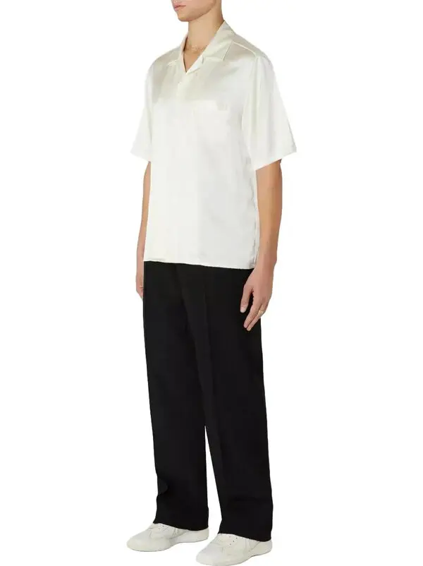 NING DYNASTY Mulberry Short-sleeve Shirt - Neutrals