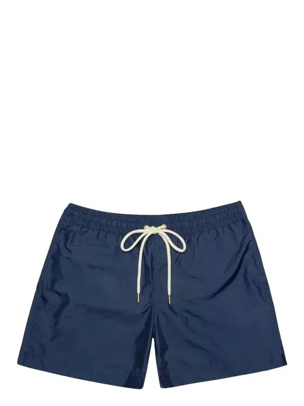 PRINCE & BOND Easton Drawstring Swim Shorts - Blue