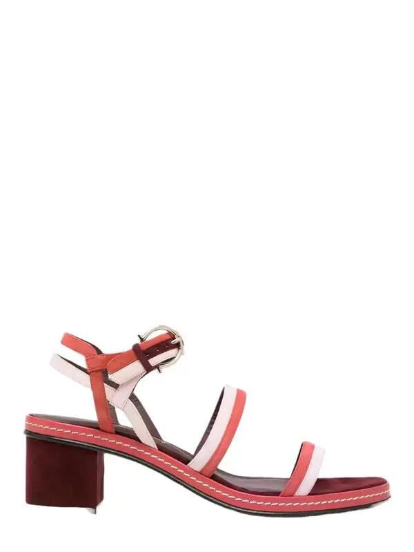 FERRAGAMO Maloy Multi-strap Sandals - Red