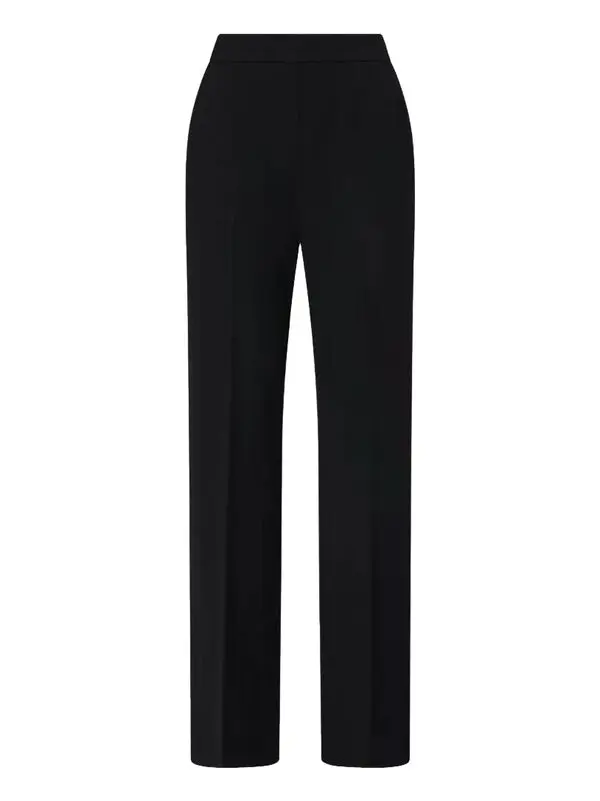 Pinko Trousers With Pressed Crease Detail - Black