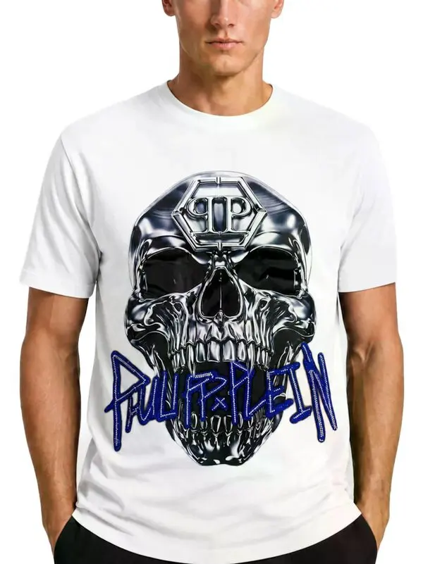 Philipp Plein Skull-print T-shirt - White