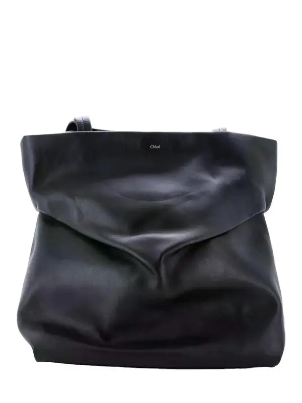 Chloé Judy Leather East West Tote Bag - Black