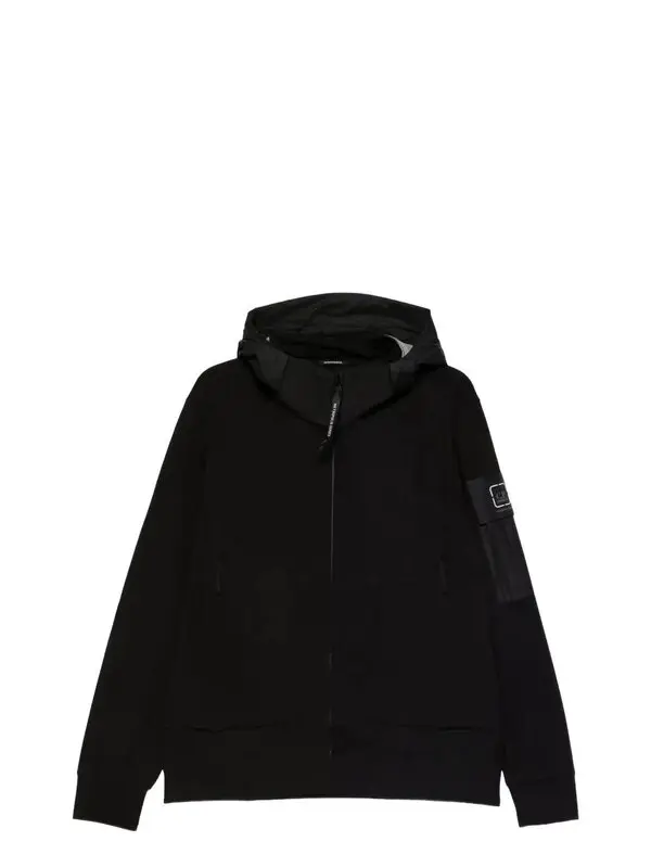 C.P. COMPANY Metropolis Series Stretch-fleece Half-zip Sweatshirt - Black