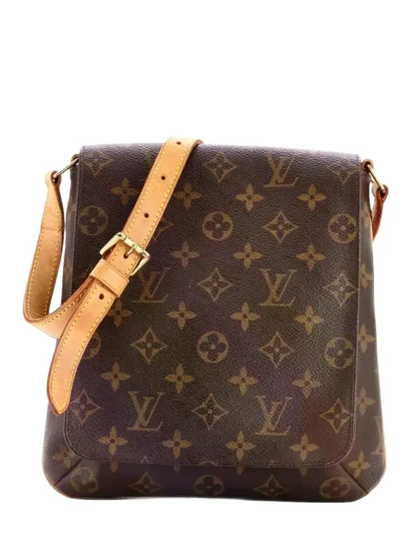 LOUIS VUITTON Musette Salsa Handbag Monogram Canvas Pm Shoulder Bag - Brown
