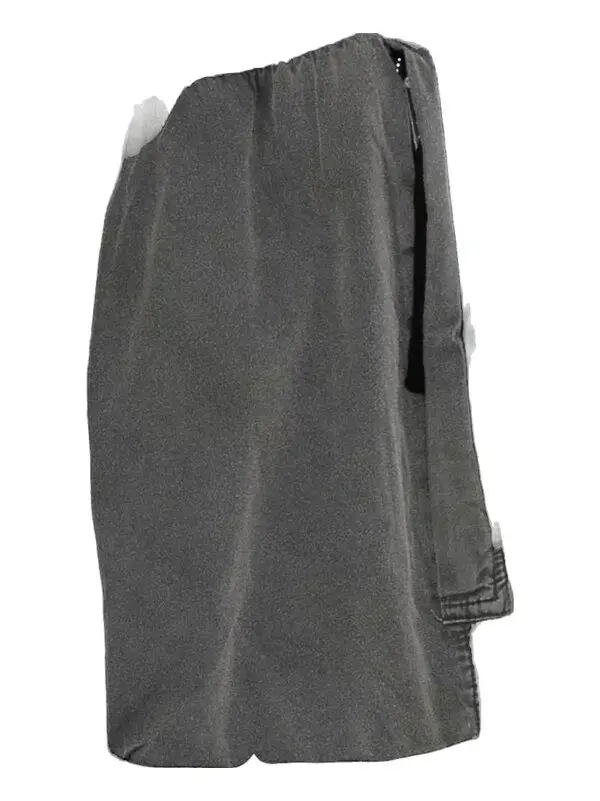 THOM KROM Drop-crotch Cargo Track Pants - Grey
