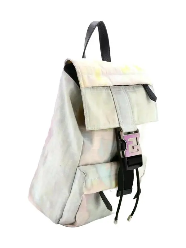 Fendi Fendiness Zucca Canvas Small Backpack - Blue