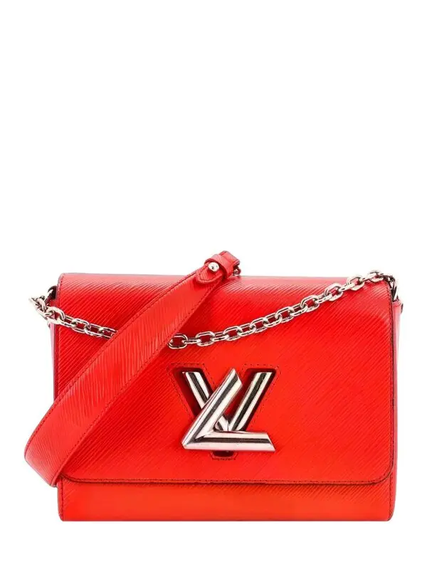 LOUIS VUITTON Twist Handbag Epi Leather Mm Crossbody Bag - Red