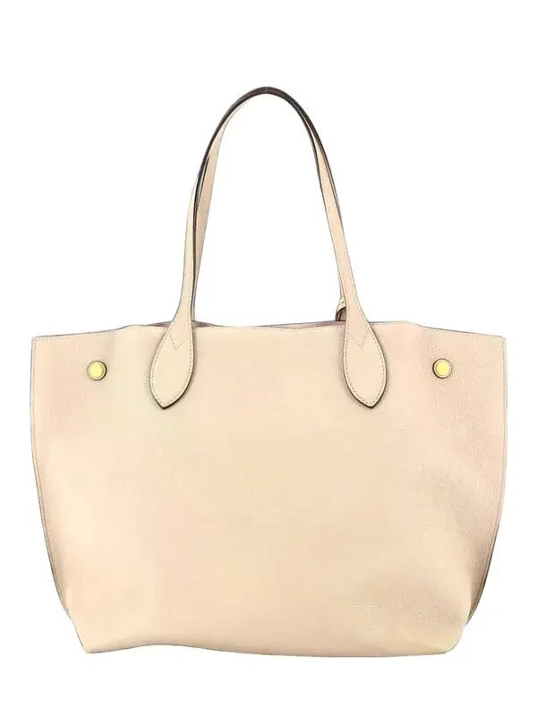 LOUIS VUITTON Lockme Go Tote Leather Satchel - Neutrals