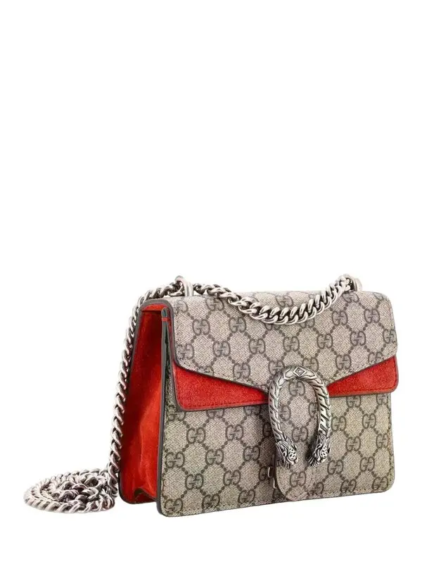 Gucci Dionysus Bag Gg Coated Canvas Mini Crossbody Bag - Brown