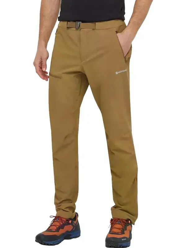 MONTANE Tenacity Belted Logo-print Track Pants - Brown