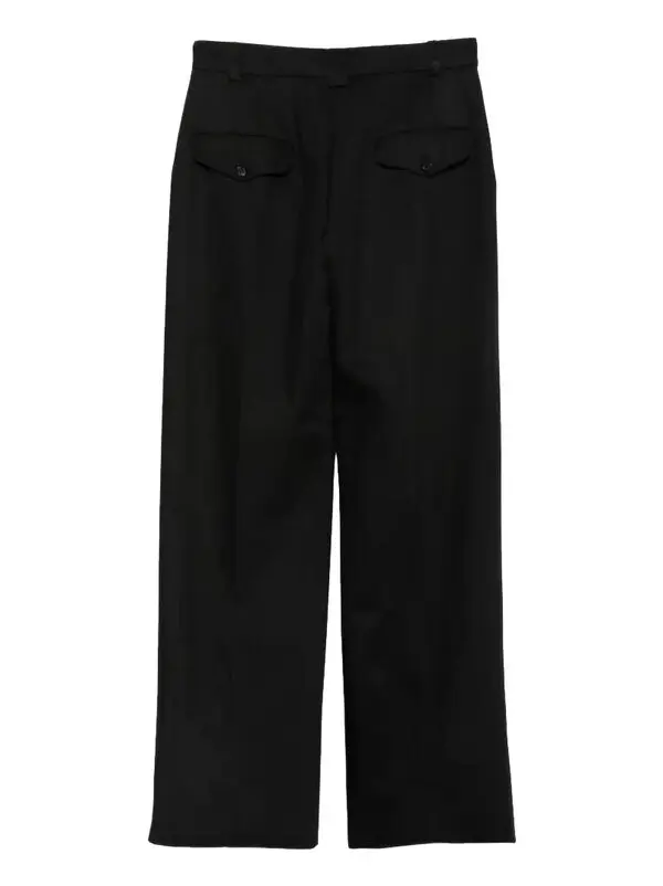Isabel Benenato Tailored Trousers - Black