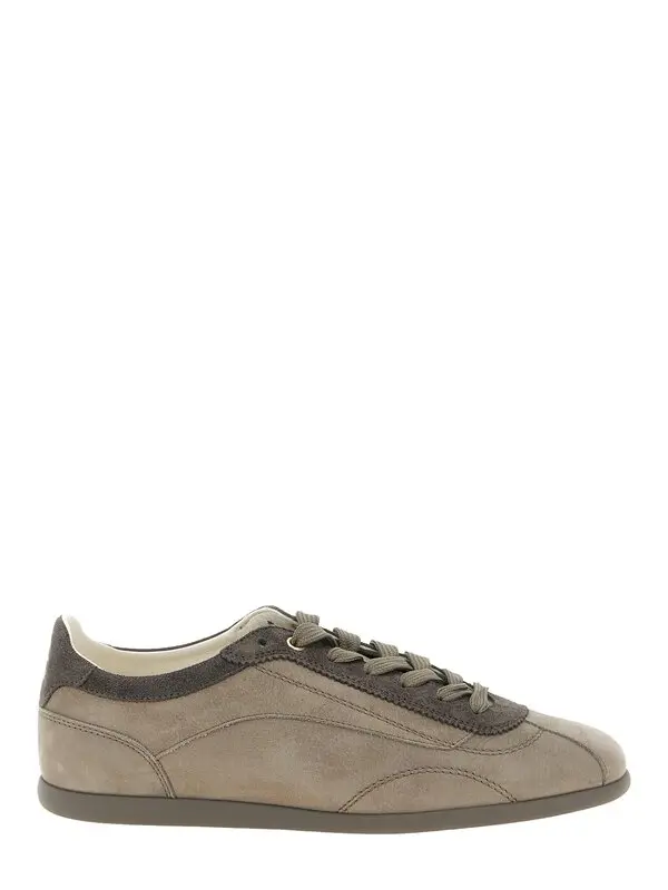 Brunello Cucinelli Slim' Sneakers - Gray