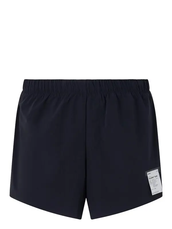 Satisfy Distance Straight-leg Logo-appliqu&eacute;d 2.5" Justice&trade; Shorts - Black