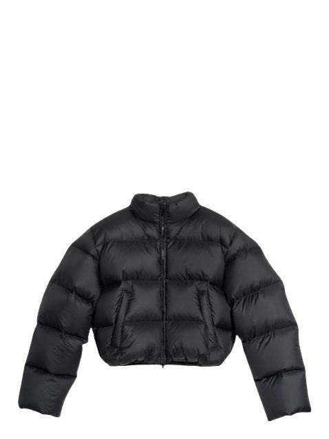 Gucci Crest Embroidered Puffer Jacket - Black
