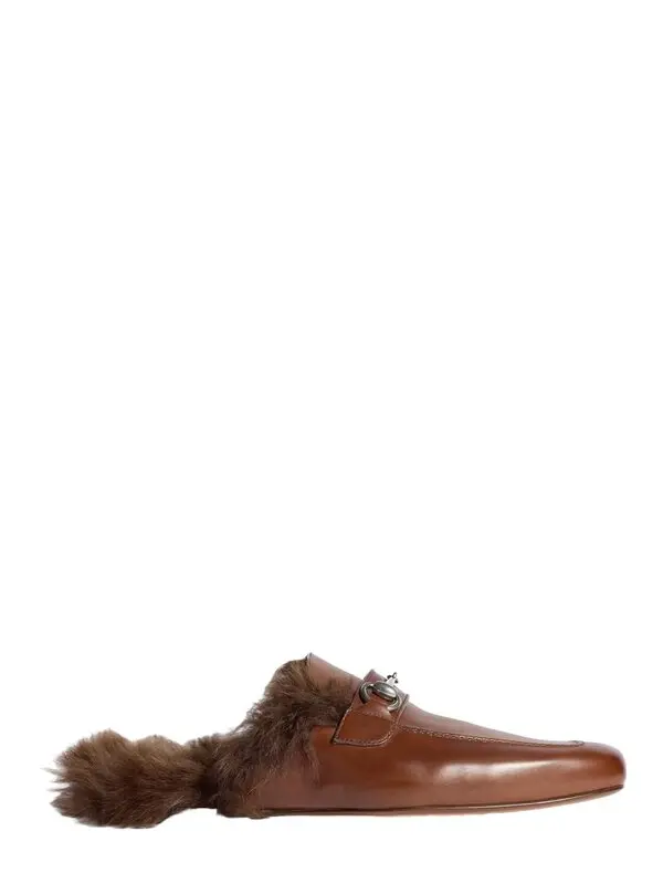 Gucci Slipper With Horsebit - Brown