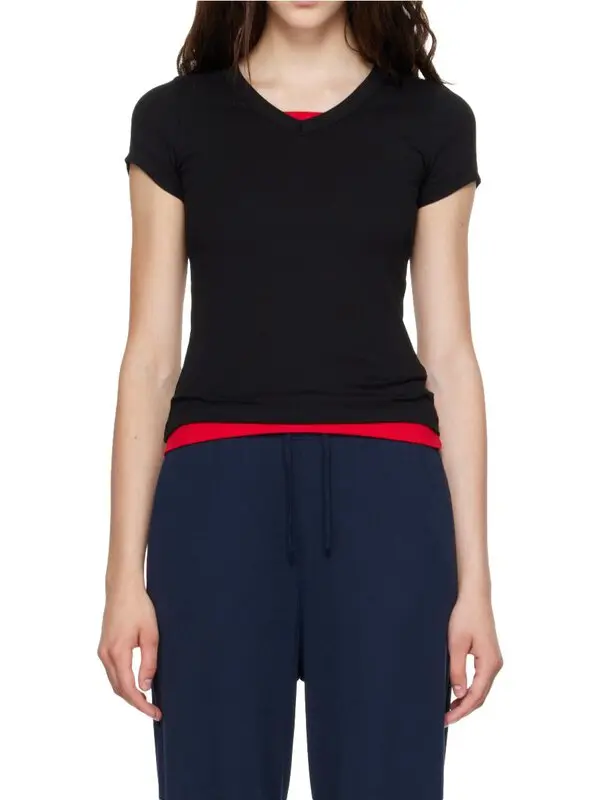 FLORE FLORE Jill Baby Tee - Black