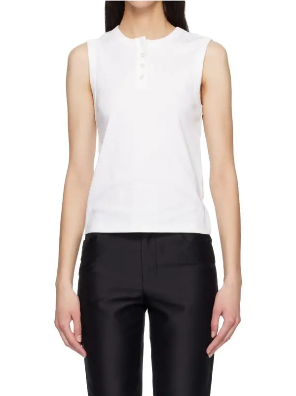 FLORE FLORE Jess Vest - White
