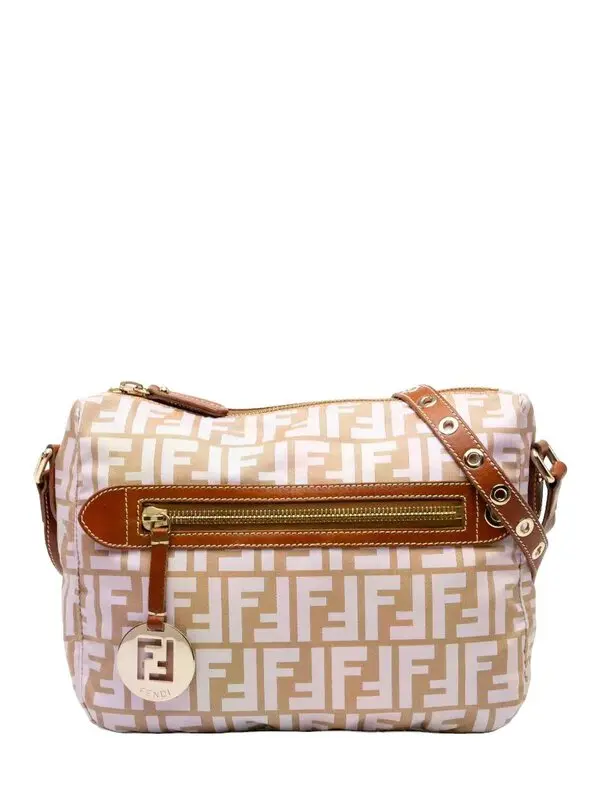 Fendi 2010-2026 Zucca Canvas Crossbody Bag - Brown