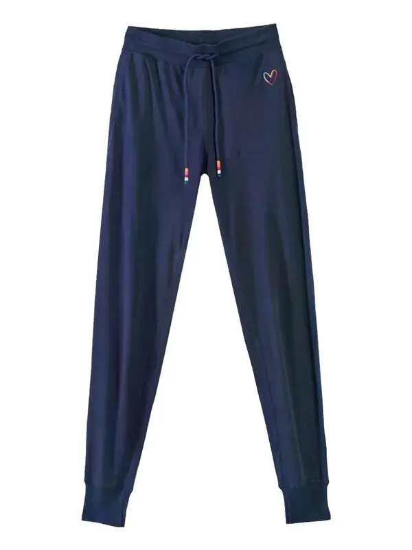 Paul Smith Heart-embroidered Track Pants - Blue