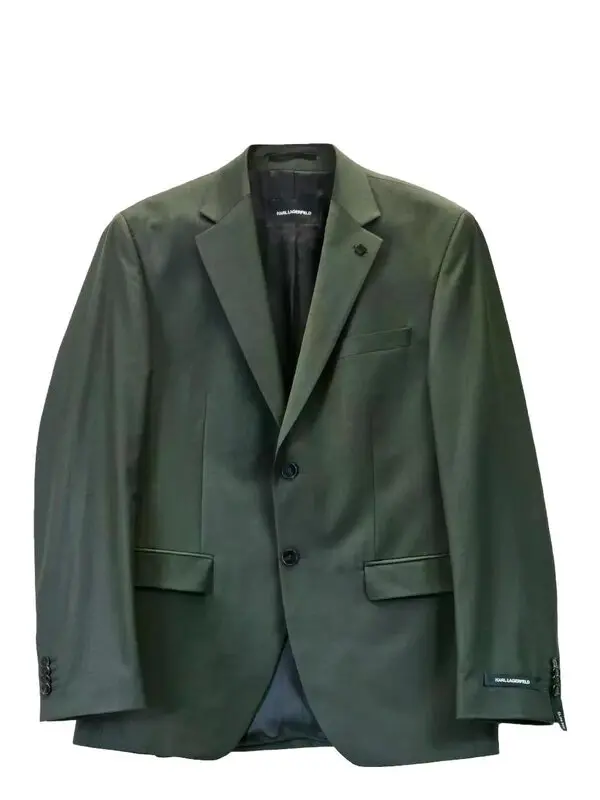 Karl Lagerfeld Clever Notch-lapel Blazer - Green