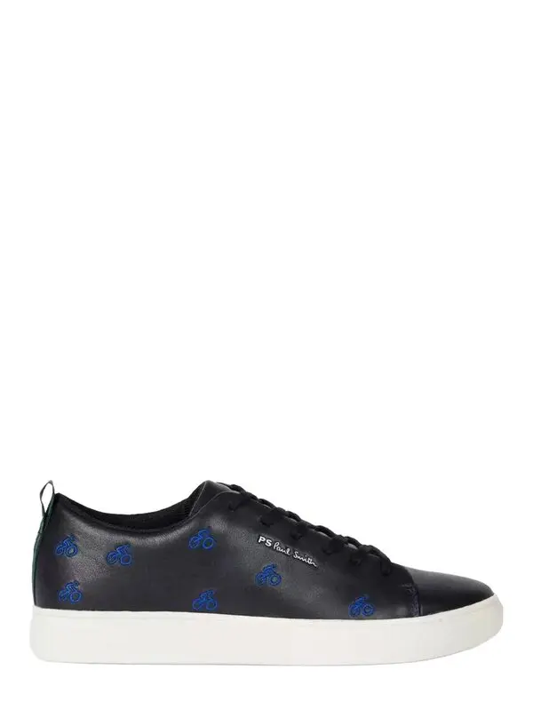 Paul Smith Lee Ricamo Biciclette Sneakers - Black