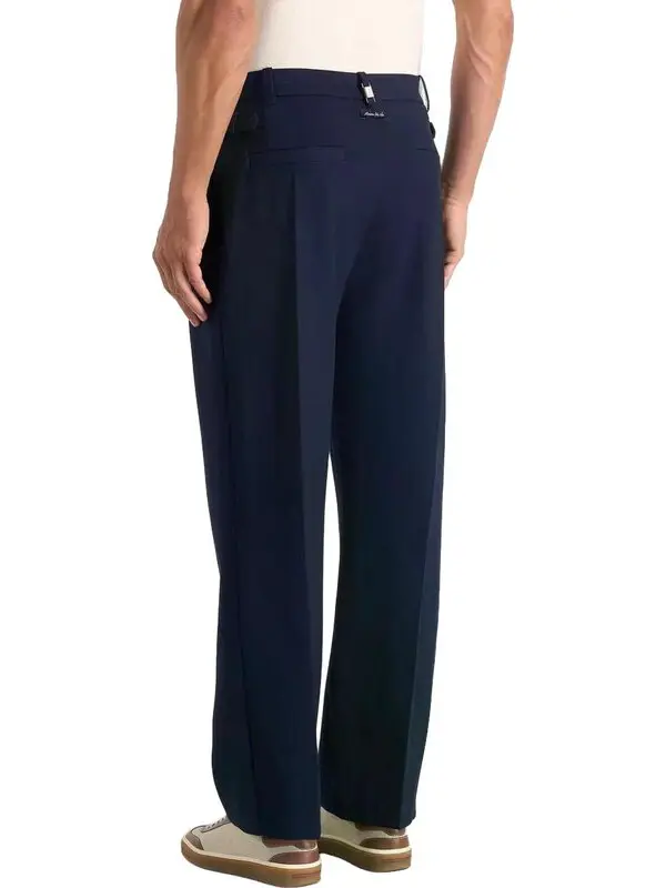 Manière De Voir Pierre Pleated Tailored Trousers - Blue