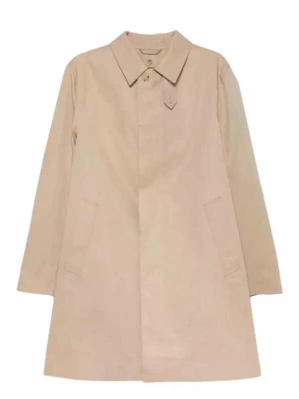Mackintosh Dunoon Gm Buttoned Coat - Neutrals