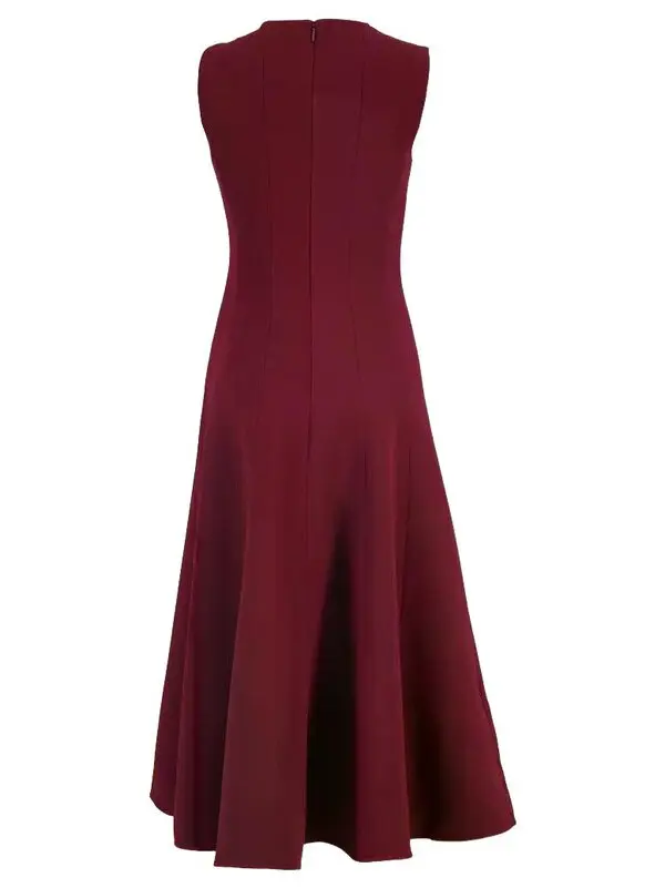 Roland Mouret Draped Asymmetric-strap Midi Dress - Red