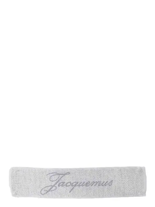 Jacquemus Logo-patch Polo Shirt - Grey
