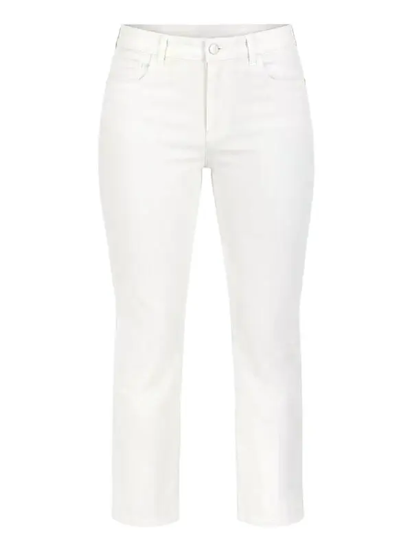 EMME Marella Logo-patch Jeans - Neutrals
