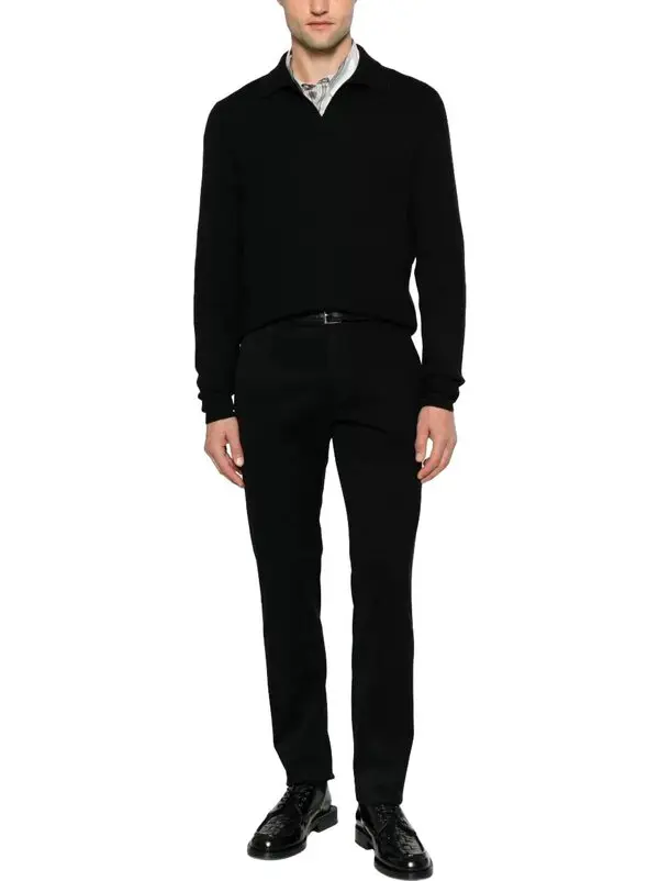 BERWICH Morello Slim-fit Trousers - Black