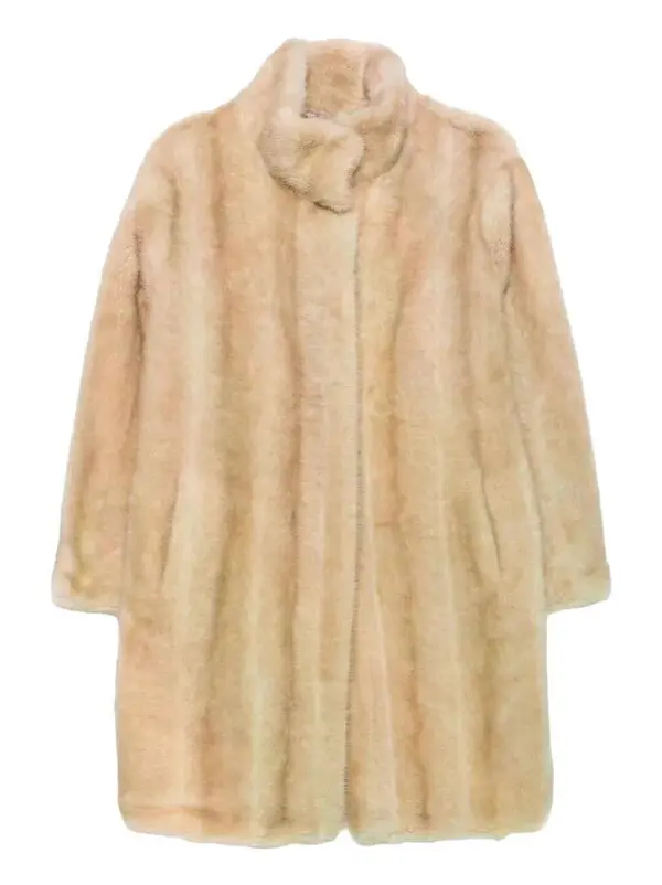 Apparis Faux-fur Mid-length Coat - Neutrals
