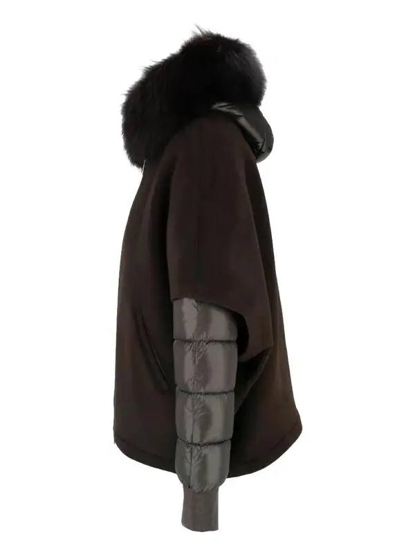 MOORER Pegaso-cwr Fur-trim Hooded Coat - Brown