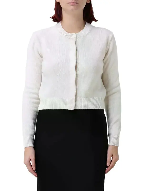Fiorucci Button-up Cropped Cardigan - Neutrals
