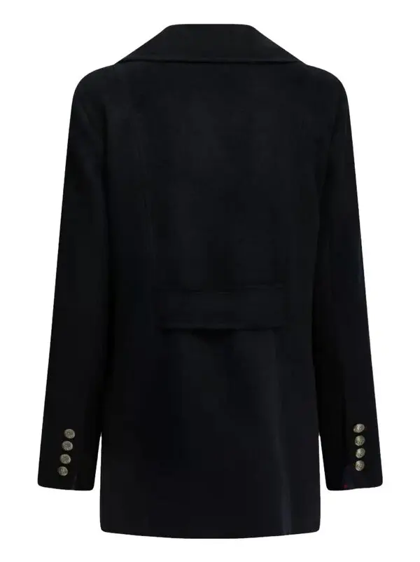 Saint James St Briac Double-breasted Coat - Blue