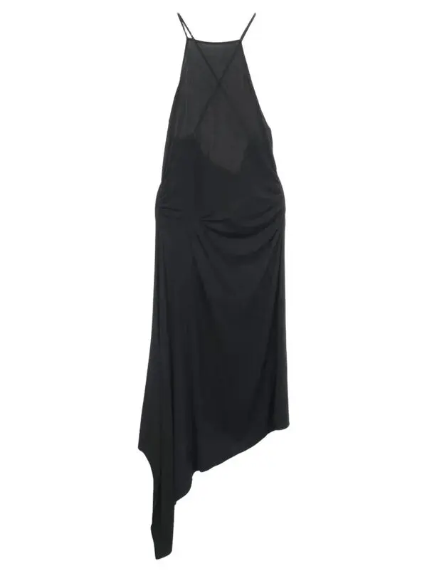Celine 2010s Asymmetric Camisole Asymmetric Dress - Black