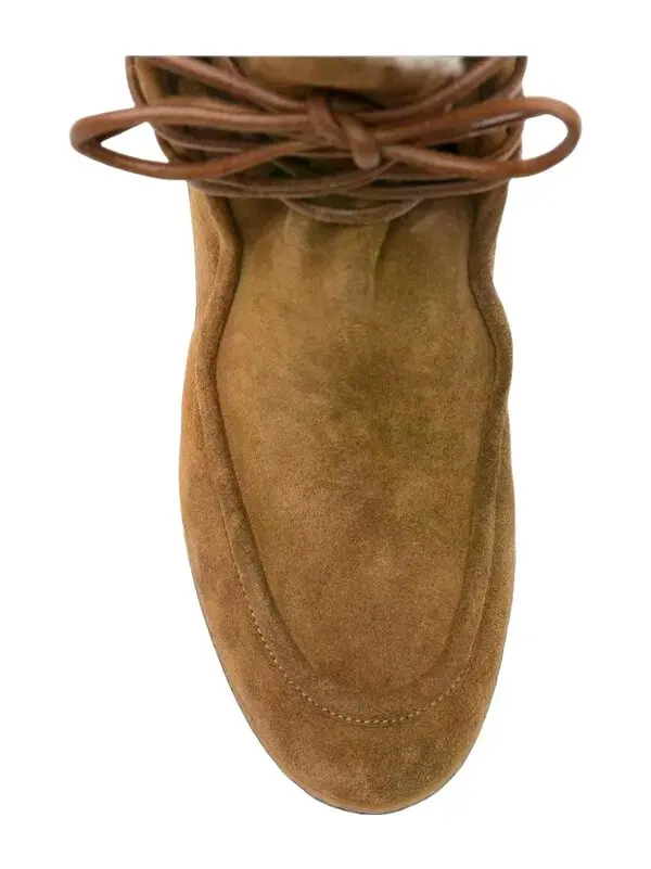 Isabel Marant Étoile Cylia Lace-up Wedge Ankle Boots - Brown